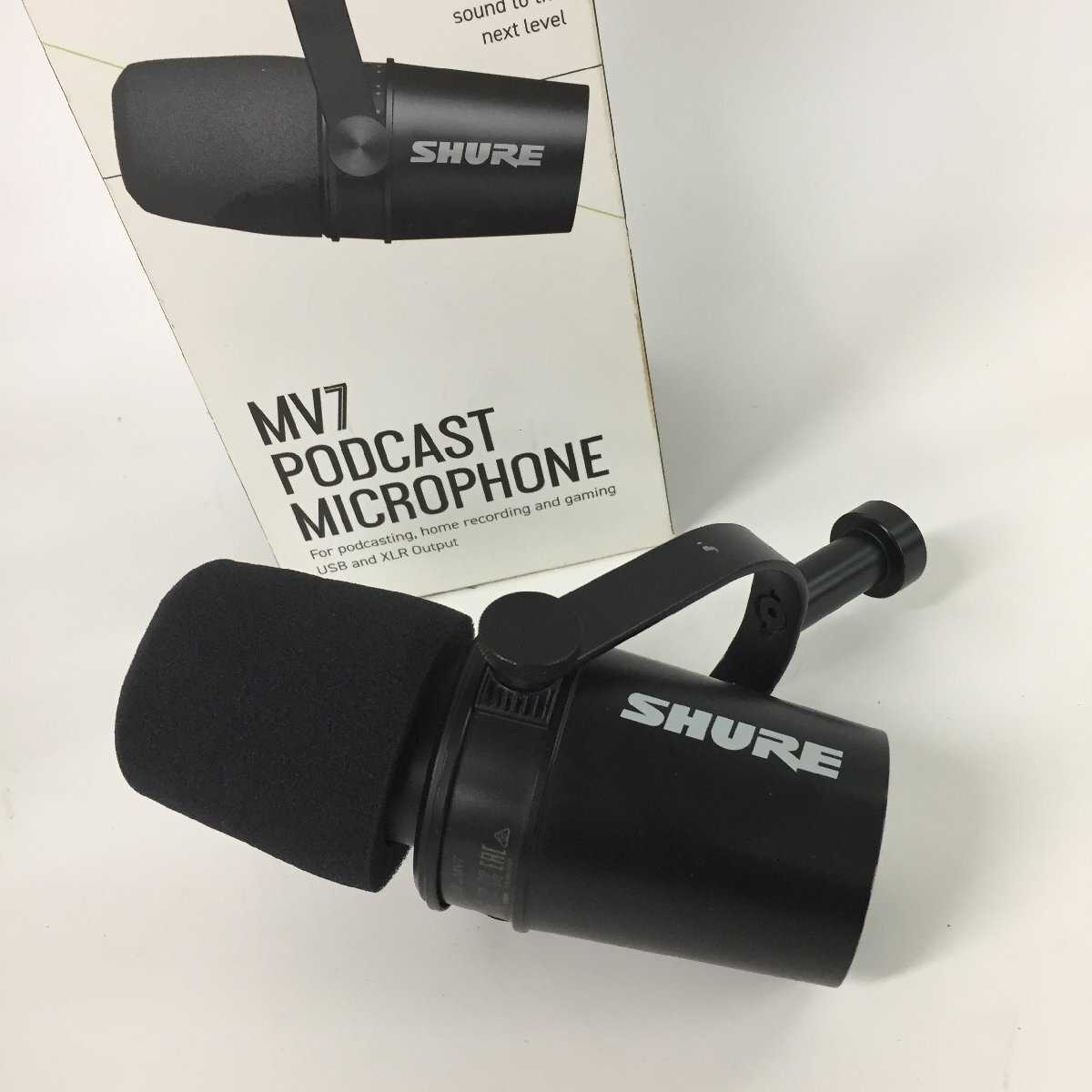 【やや傷や汚れあり】f146*80 【現状品】 【1円～】SHURE MV7 PODCAST MICROPHONE シュアー マイク Q57705の落札情報詳細 - Yahoo!オークション ...