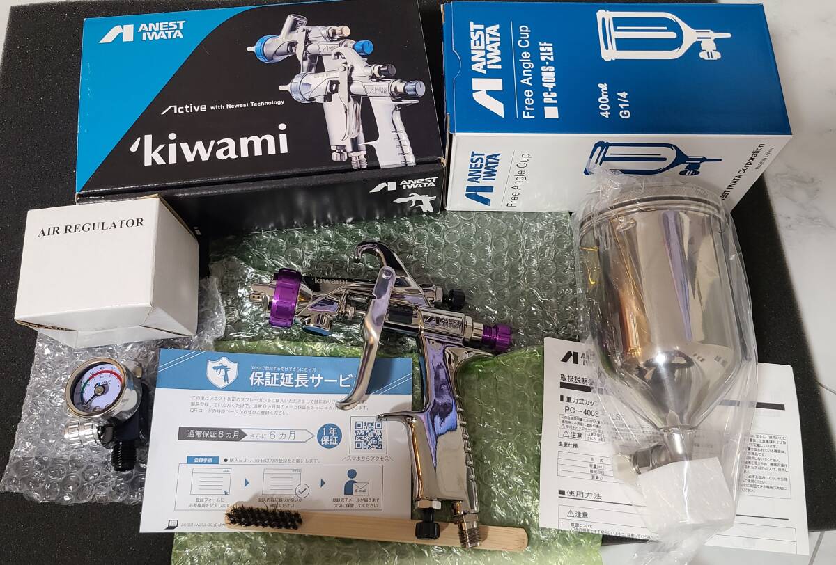 【未使用】アネスト岩田 スプレーガン kiwami-1 RT カップ レギュレータ 極みの落札情報詳細 - Yahoo!オークション落札価格検索 オークフリー