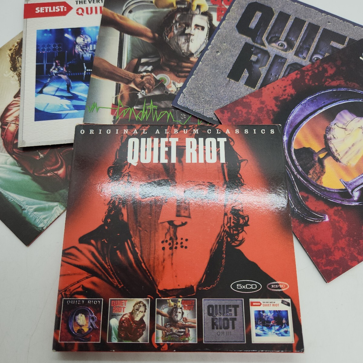【やや傷や汚れあり】こ2) QUIET RIOT CD 5枚組 ORIGINAL ALBUM CLASSICS OR METAL HEALTH CONDITION CRITICAL QR Ⅲ ...