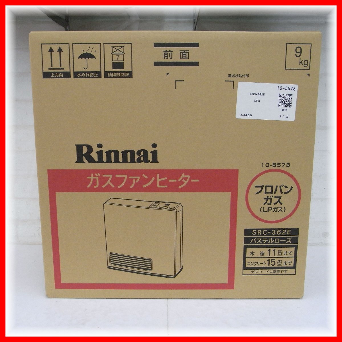 【未使用】1円～ リンナイ LPガスファンヒーター プロパンガス SRC-362E ～15畳 パステルローズ 未開封品の落札情報詳細 - Yahoo!オークション落札価格検索 オークフリー