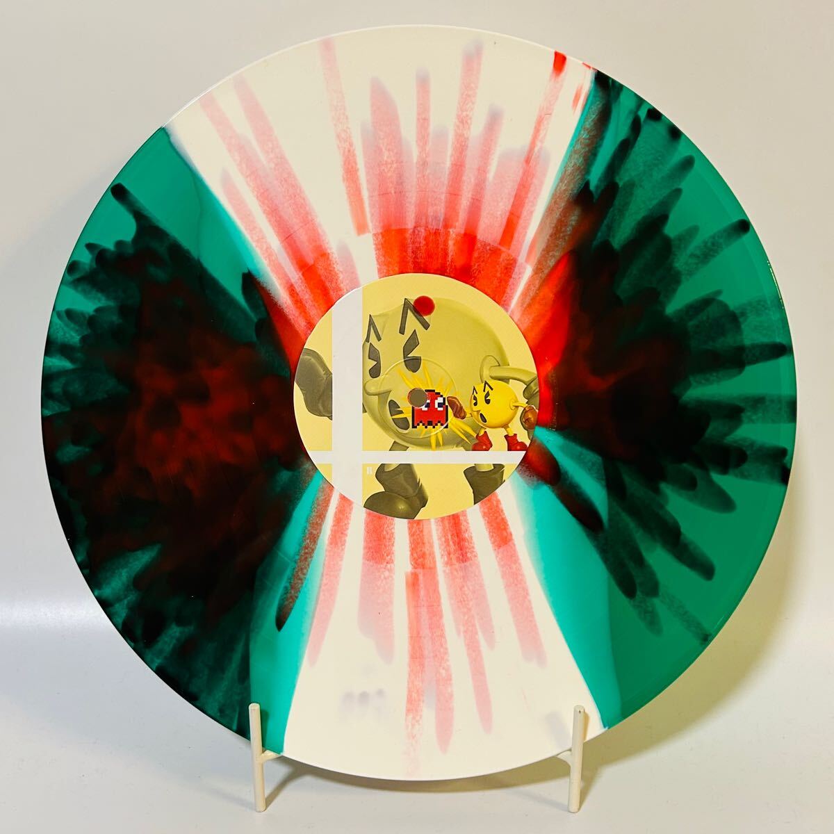 【未使用に近い】大乱闘スマッシュブラザーズ パックマン サウンドトラック ゲーム レコード LP スマブラ Super Smash Bros. Ultimate Pac-Man ...