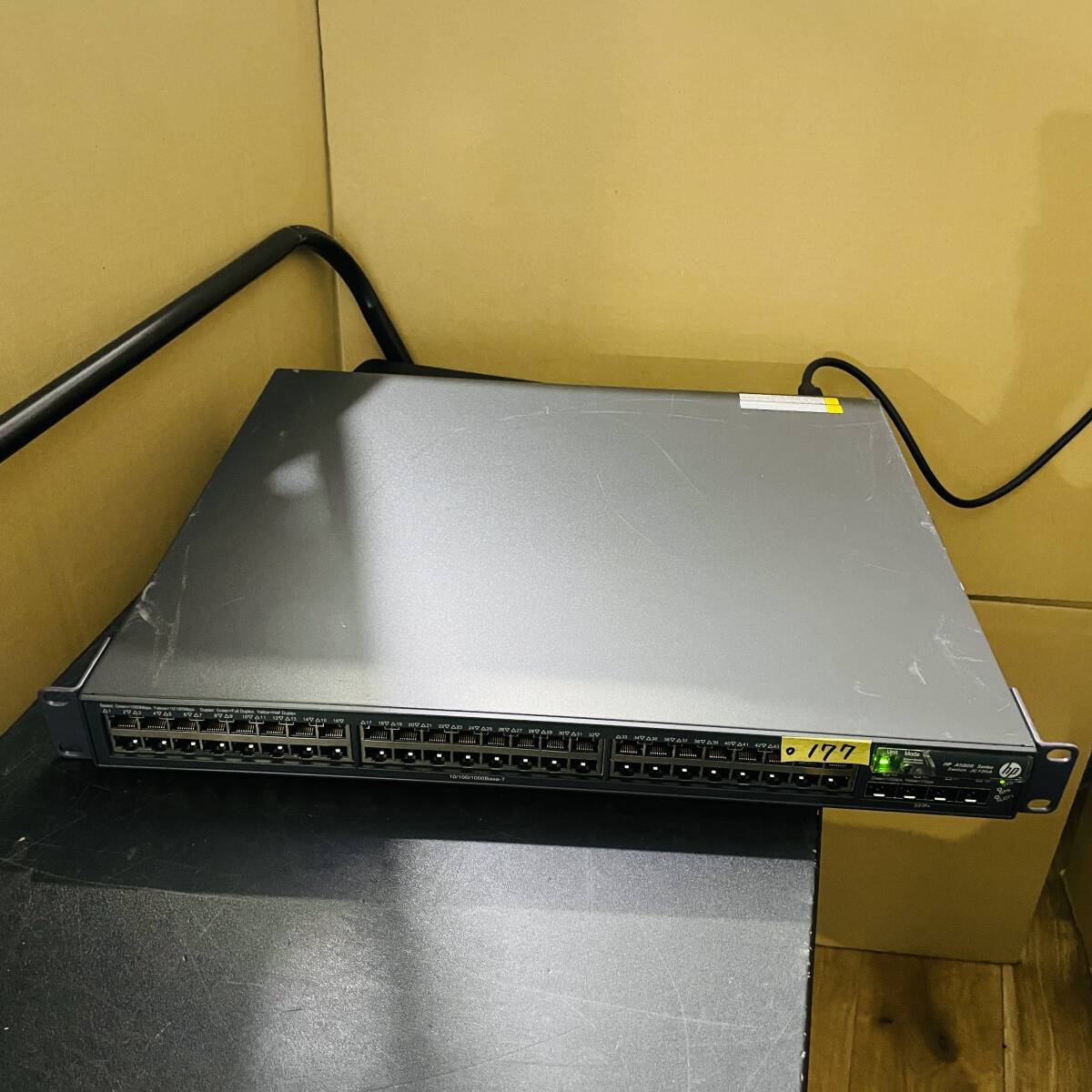 【傷や汚れあり】(ヤ)〇622【通電OK】HP A5500 Series Switch JD377A H3C S5500-28C-EI ...