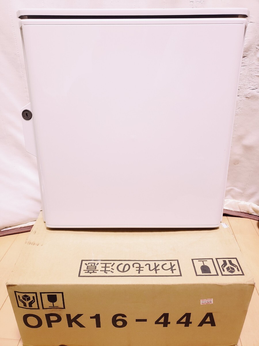 【未使用】箱つき未使用品！特大大型 日東工業キー付き耐候プラボックス『OPK-A タイプ』ホワイト。※縦x横40cmタイプ ゆうパックおてがる ...