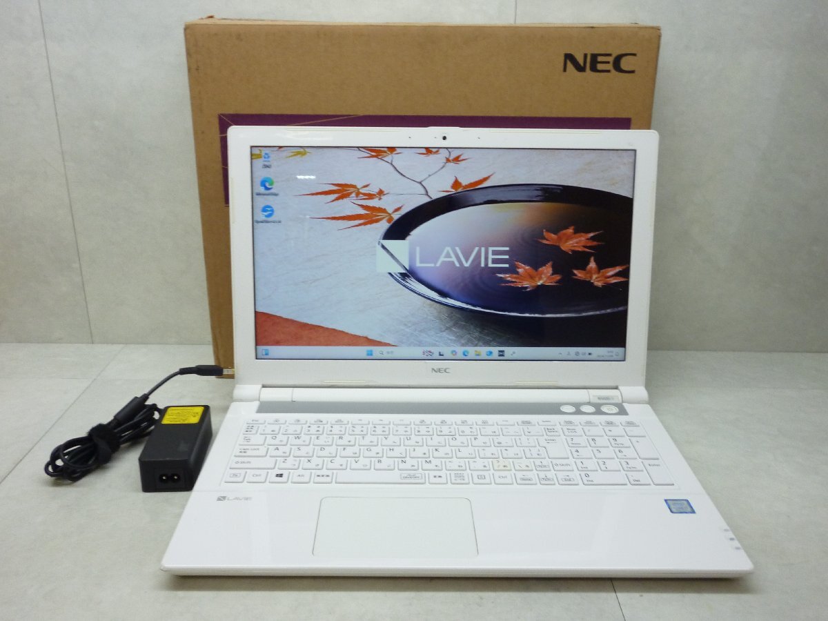 【目立った傷や汚れなし】☆1円☆第8世代☆NEC☆LaVie☆NS600/JAW☆Core i7 1.80GHz/4GB/1TB/Sマルチ ...