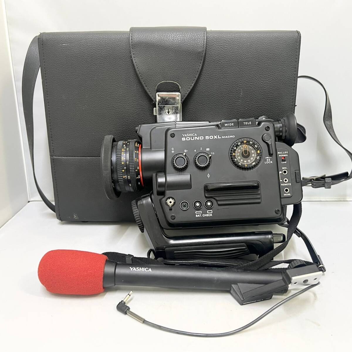 【やや傷や汚れあり】BKg165R 100 YASHICA SOUND 50XL MACRO ヤシカ サウンド 8ミリ フィルムカメラ マイク ...