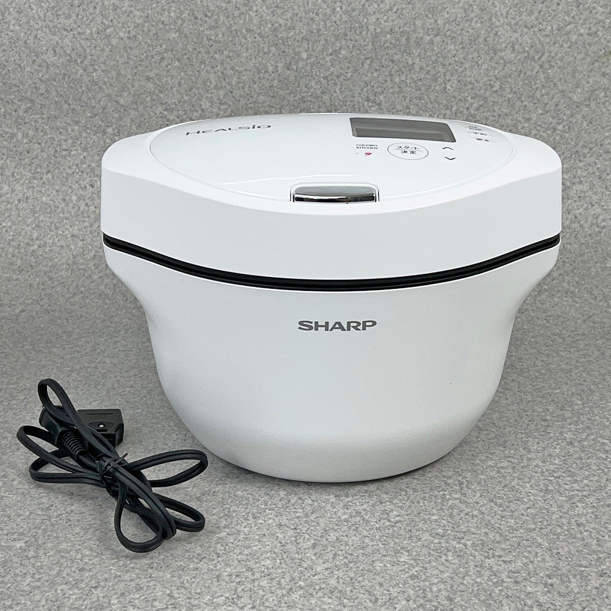 【やや傷や汚れあり】SHARP シャープ ヘルシオ ホットクック 水なし電気調理鍋 KN-HW16G-W 2021年製 ホワイト 1.6L 2～4人用 無水鍋 [R14887]の落札情報詳細 ...