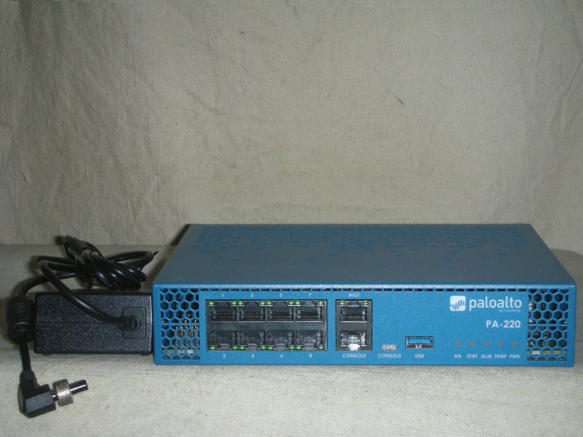 【やや傷や汚れあり】「2台セット」Palo Alto Networks PA-220、動作確認済みの落札情報詳細 - Yahoo!オークション ...