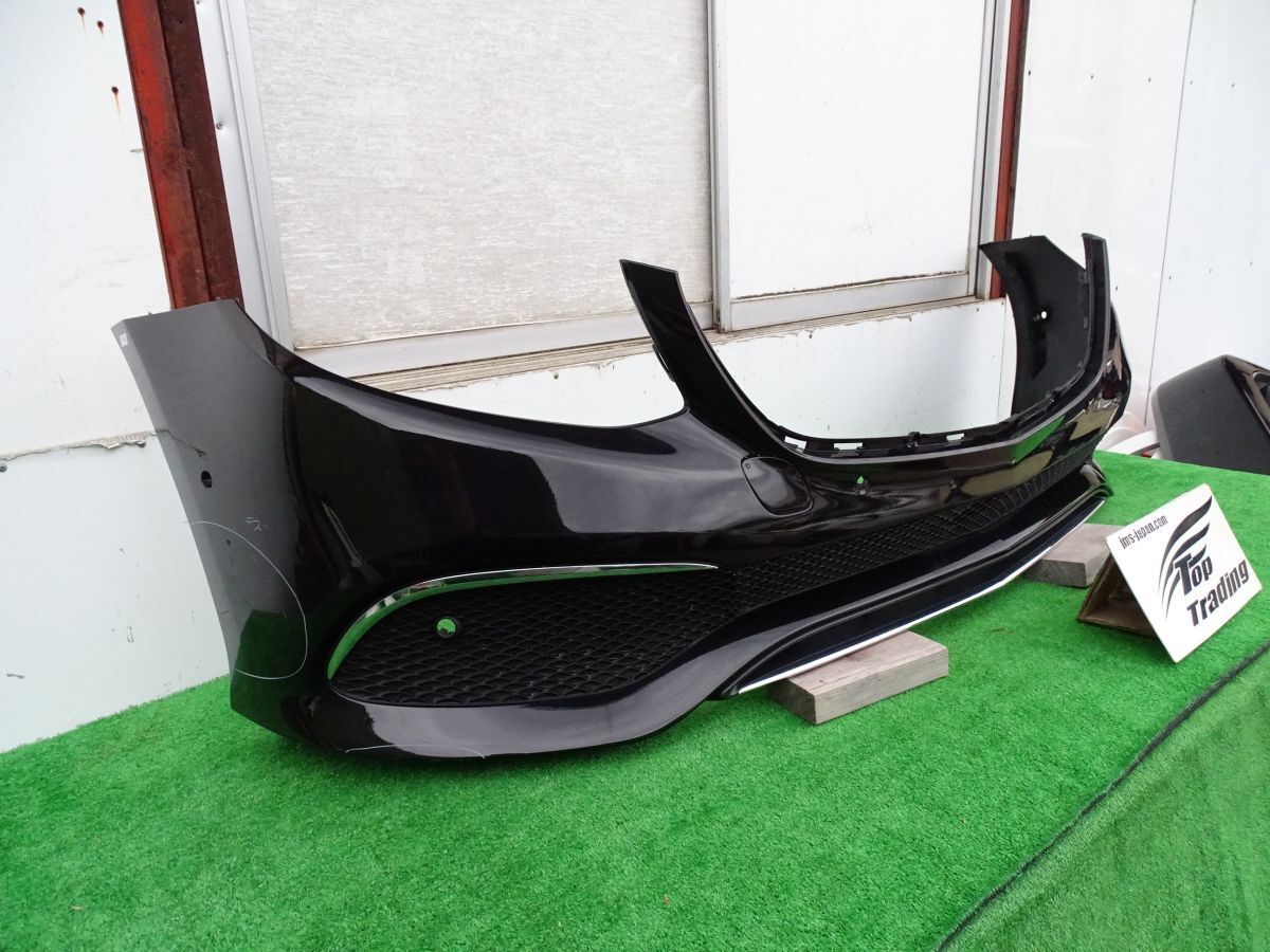【傷や汚れあり】L0538vc ベンツ純正 Eクラス W213 前期 エクスクルーシブ フロントバンパー スポイラー/グリル付 ...