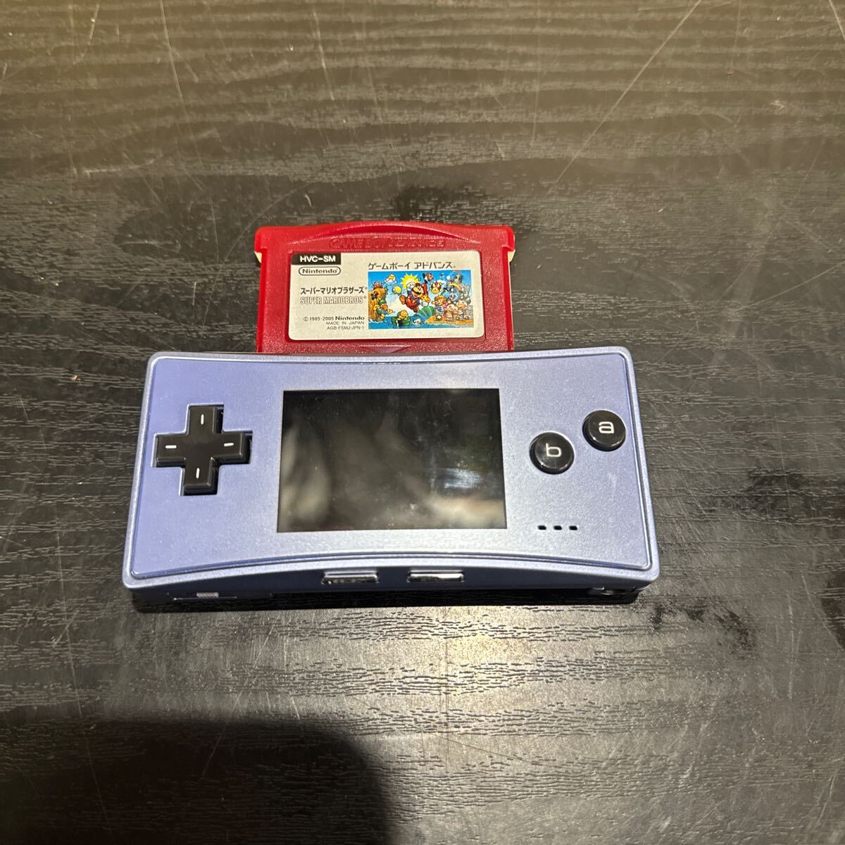【やや傷や汚れあり】UTZ554 任天堂 Nintendo GAME BOY micro ゲームボーイミクロ ブルー OXY-001 現状品の ...
