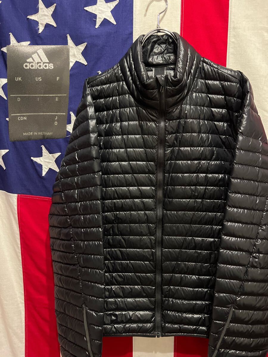 【目立った傷や汚れなし】★adidas★アディダス★ライトダウンジャケット★ナイロン★ジップポケット★無地★シンプル★ブラック★黒★O★XLサイズ★AP9560★の落札情報詳細 - Yahoo ...