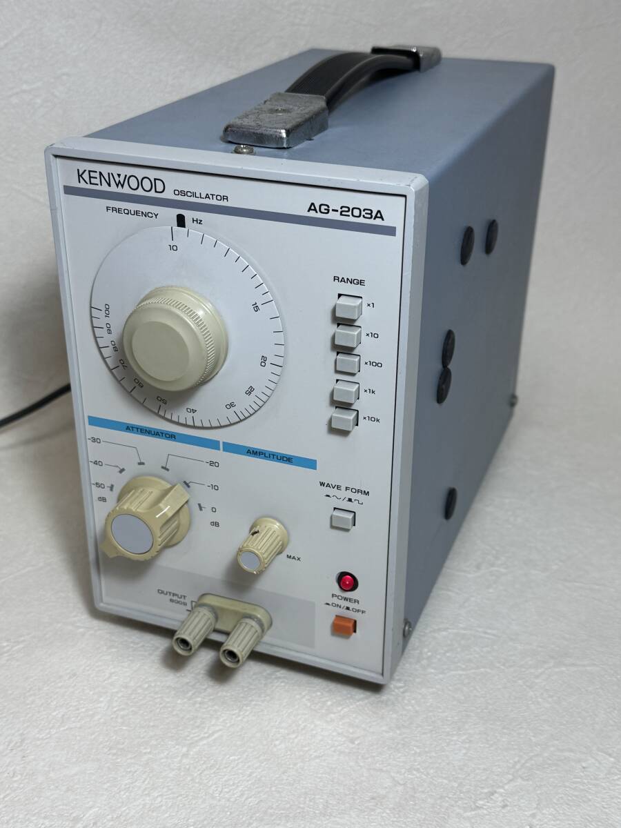 【やや傷や汚れあり】ケンウッド AG-203A 低周波発振器 オシレーターの落札情報詳細 - Yahoo!オークション落札価格検索 オークフリー