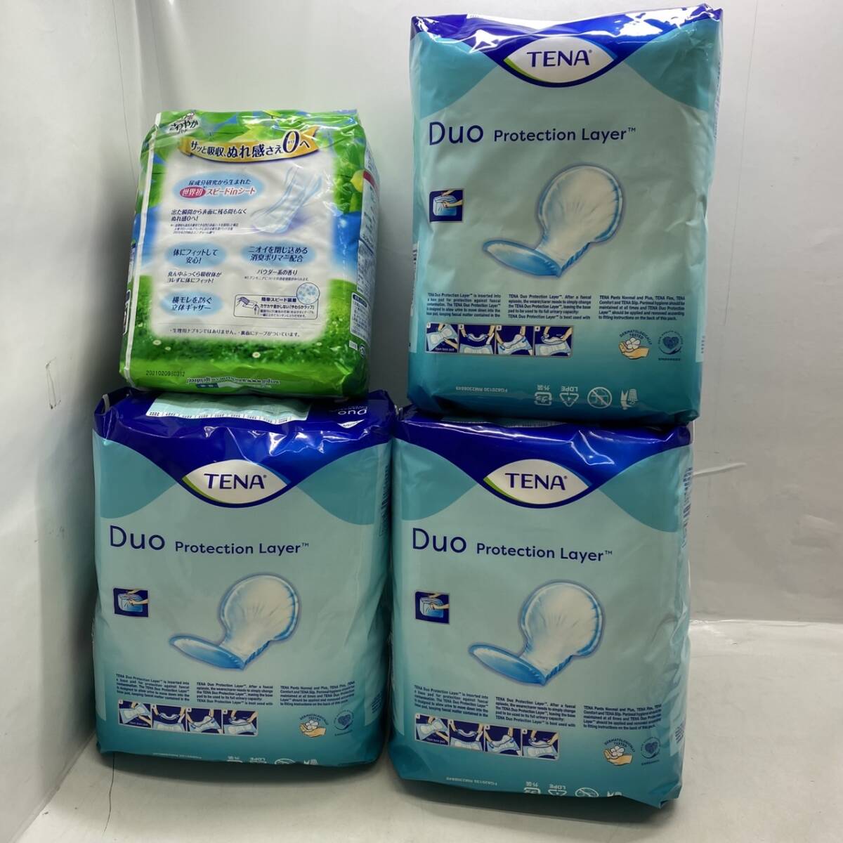 【未使用】送料無料g36203 ライフリー さわやかパッド 120CC 16枚×1パック DUO TENA ボール形状 立体ギャザー 30枚入×3パック 4点セット まとめ 未の落札情報詳細 ...