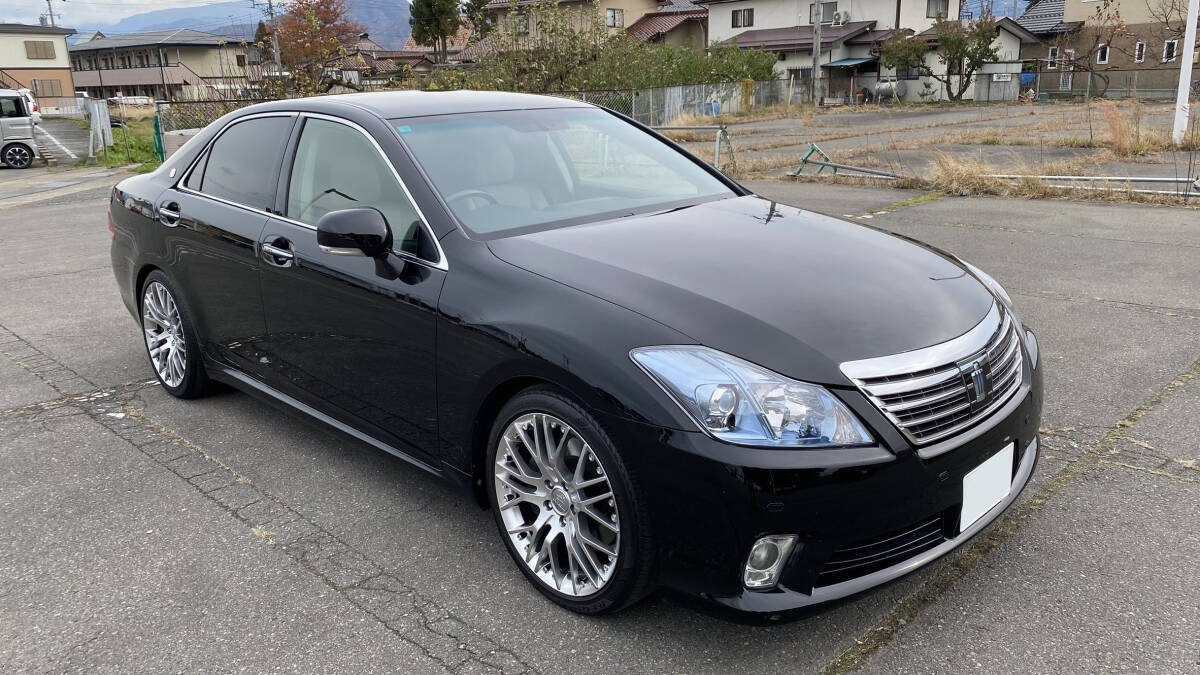 【走行距離 95,000 km】TOYOTA 2012年 クラウンハイブリッド GWS204 V6 3.5Lの落札情報詳細 - Yahoo!オークション落札価格検索 オークフリー