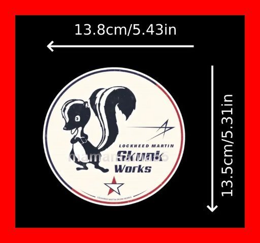 【未使用】ステッカーNo.774 PC 車 バイク デカール 防水 シール 痛車 ロッキード・マーティン スカンク・ワークス Skonk Works 航空産業の最先端の落札情報詳細 ...