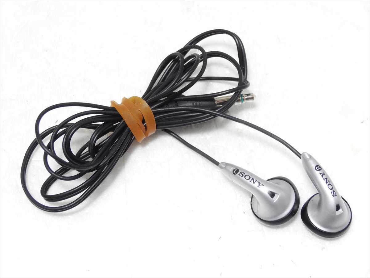 【目立った傷や汚れなし】SONY イヤホン MDR-E706 シルバー 全長100cm Y字コード ソニー イヤフォン 送料140円 041の ...