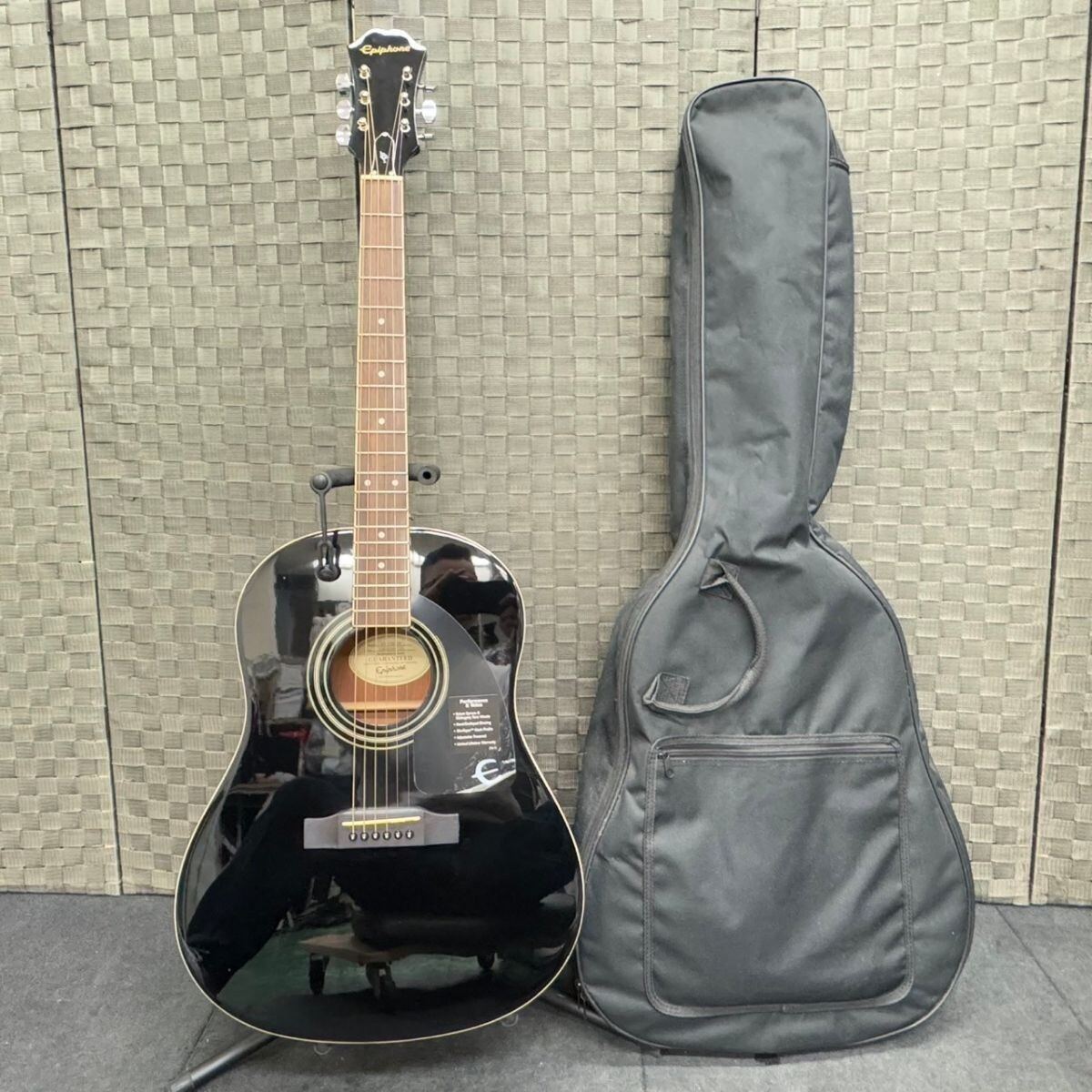 【傷や汚れあり】T952-O55-794 Epiphone エピフォン AJ-100/EB GUARANTEED アコースティックギター アコギ 6弦 弦楽器 ソフトケース付き ⑨の落札情報 ...