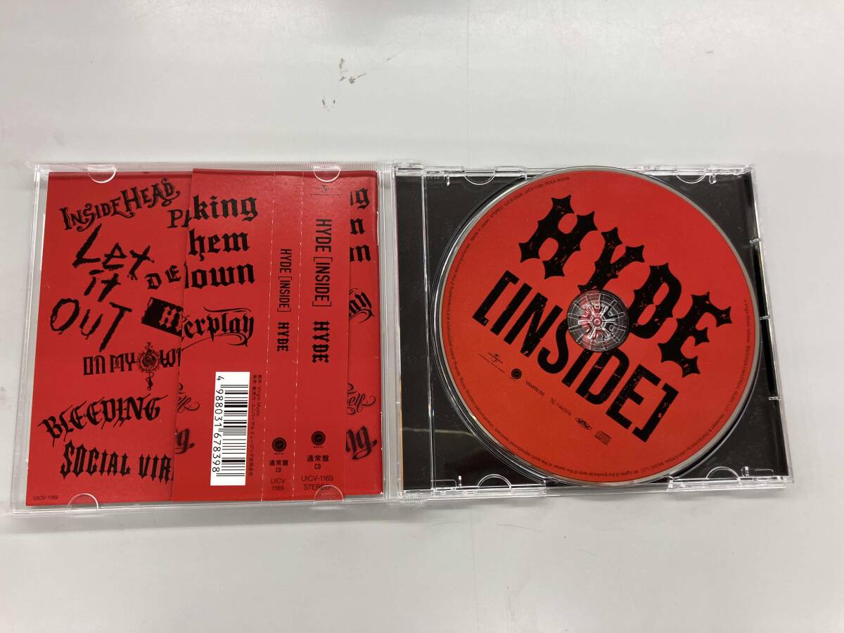 【やや傷や汚れあり】HYDE CD HYDE[INSIDE](通常盤)の落札情報詳細 - Yahoo!オークション落札価格検索 オークフリー