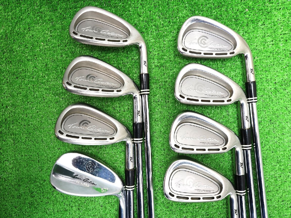 【全体的に状態が悪い】 cleveland クリーブランド Tour action #3・♯5～♯9・P・S（57°） アイアン 計8本セット 25-2-L148の落札情報詳細 - Yahoo ...