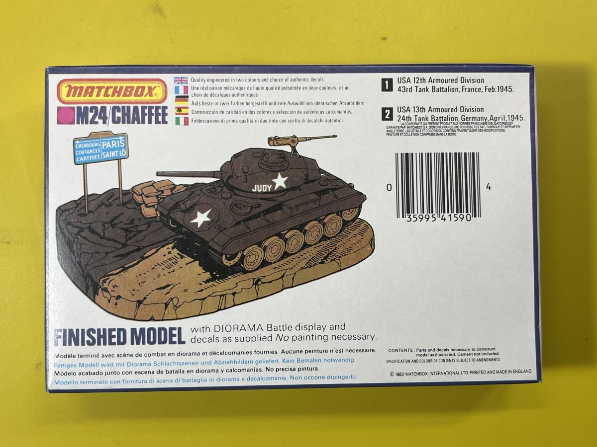 【未使用】マッチボックス 1/76 M24 チャーフィー 軽戦車 ジオラマ PK-79 MATCHBOX 未開封の落札情報詳細 - Yahoo ...