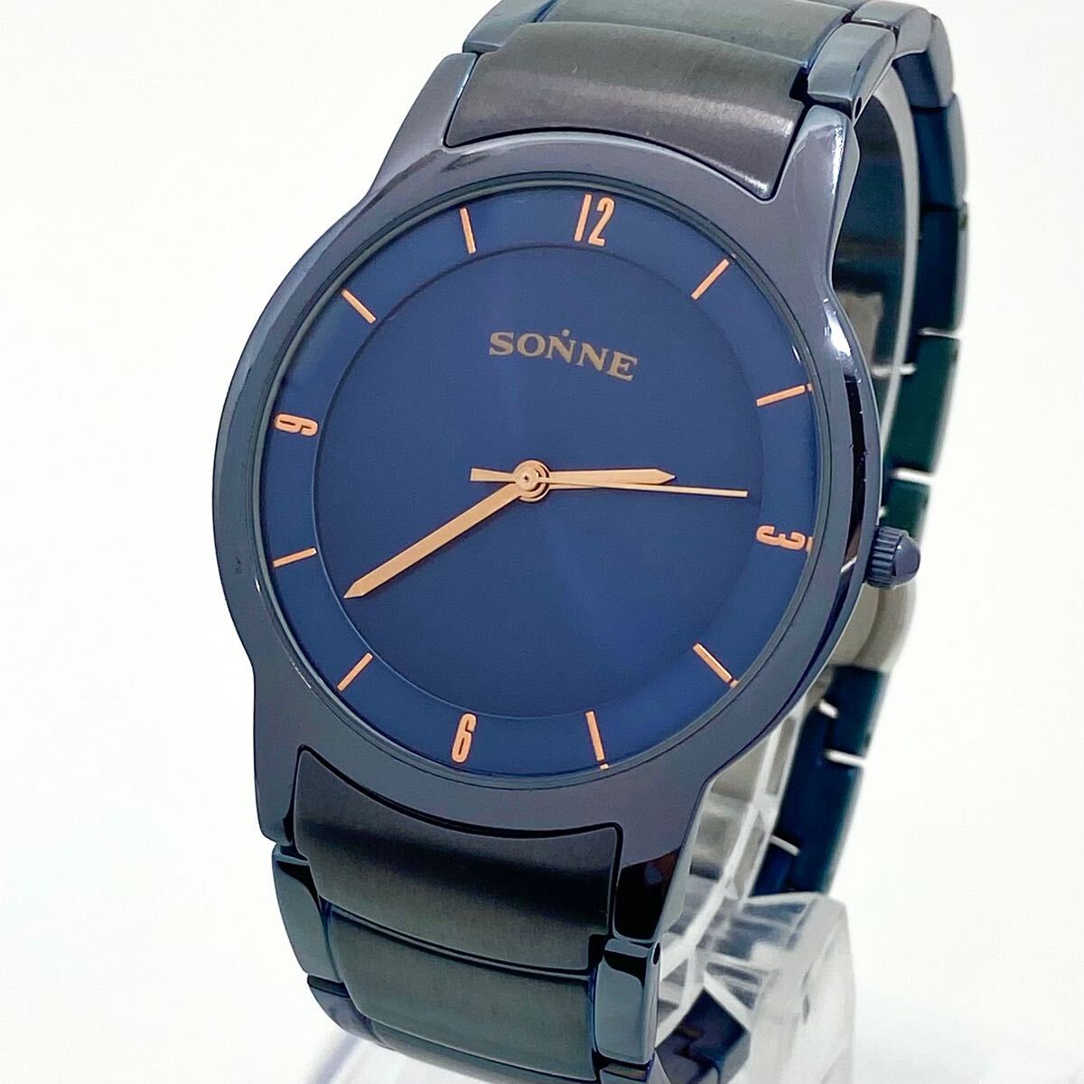【目立った傷や汚れなし】腕時計 メンズ レディース SONNE クォーツ quartz ブルーフェイス blue 青 3針 ゾンネ Watch Y2411の落札情報詳細 - Yahoo ...