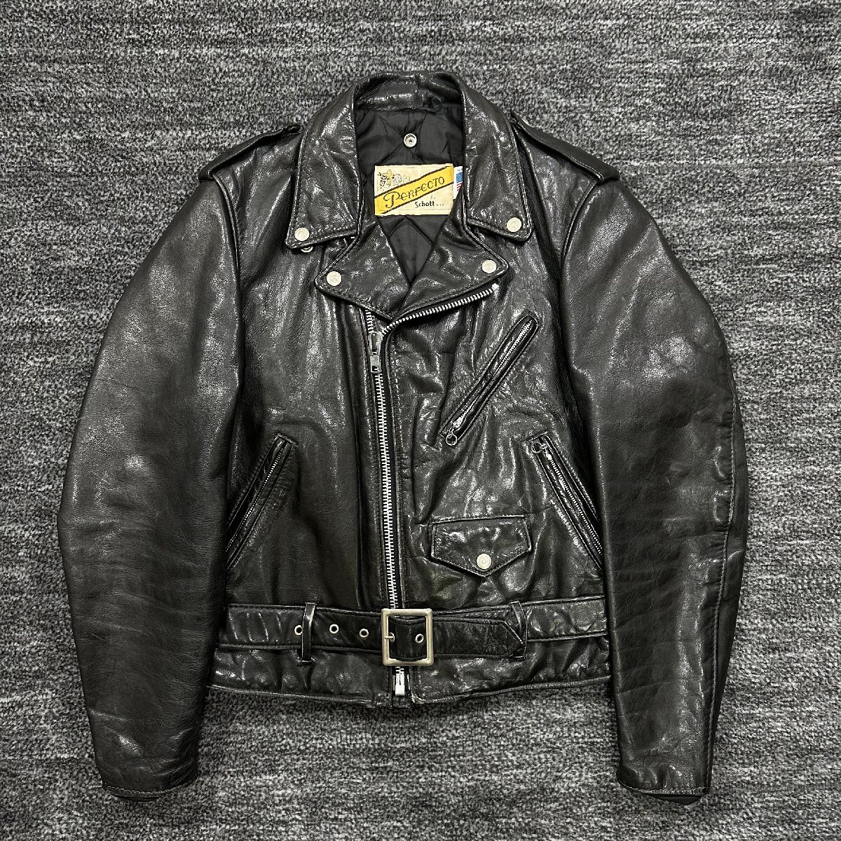 【傷や汚れあり】Schott 118 ショット ダブル ライダース ジャケット ブラック 36の落札情報詳細 - Yahoo!オークション落札価格検索 オークフリー