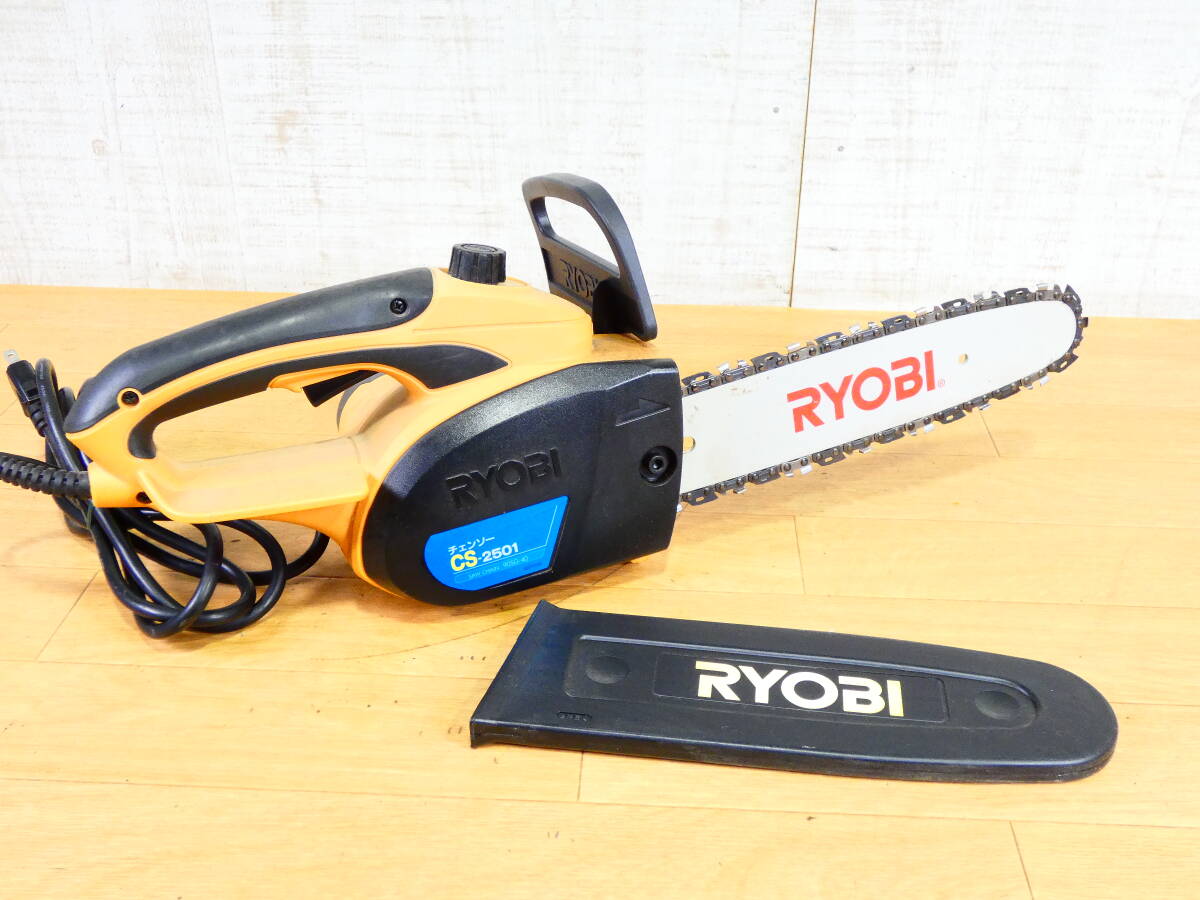 【やや傷や汚れあり】0909④[H] 動作品 RYOBI リョービ CSN-360NS 電動・電気チェンソー 電動工具 切断機 の落札情報詳細 - Yahoo!オークション落札価格検索 オークフリー