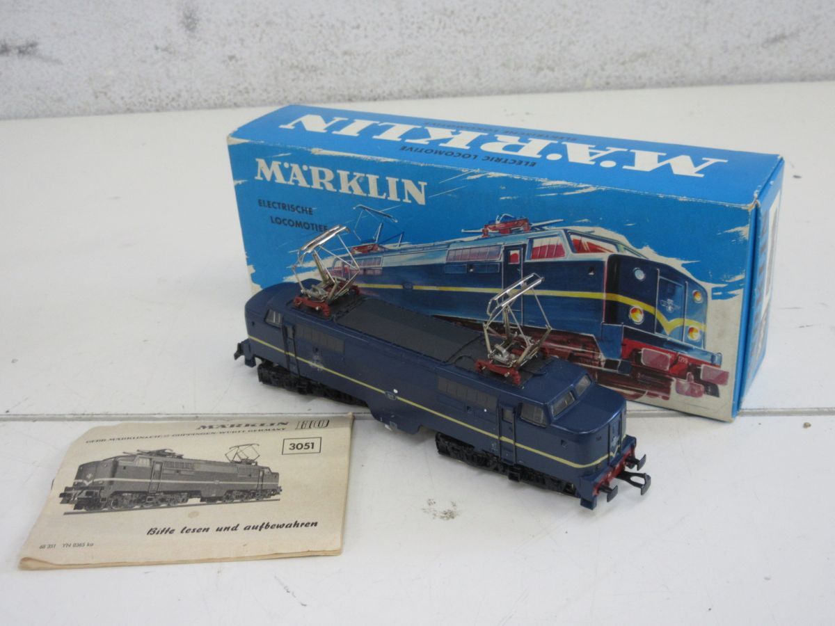 【傷や汚れあり】X140-N29-4943 MARKLIN メルクリン 3051 電気機関車 鉄道模型 HOゲージ 現状品1の落札情報詳細 - Yahoo!オークション落札価格検索 オークフリー