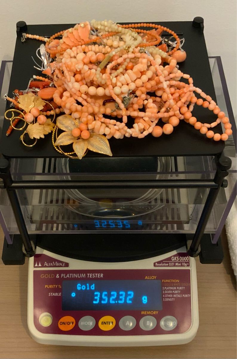 【傷や汚れあり】M-4745 ☆ 1円スタート ☆ 珊瑚 サンゴ ネックレス ブローチ イヤリング ブレスレット アクセサリー SILVER 刻印 留具 まとめ コーラルの落札情報詳細 ...