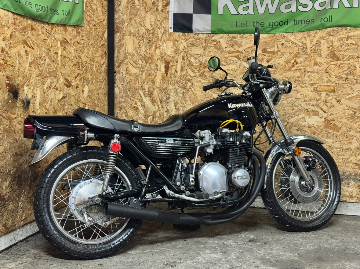 【目立った傷や汚れなし】京都～ Kawasaki Z1 900Super4 黒豆仕様 マッチング Z1B 機関良好 ローン可 検索) Z750FX 750RS Z2 KZ1000LTD ...