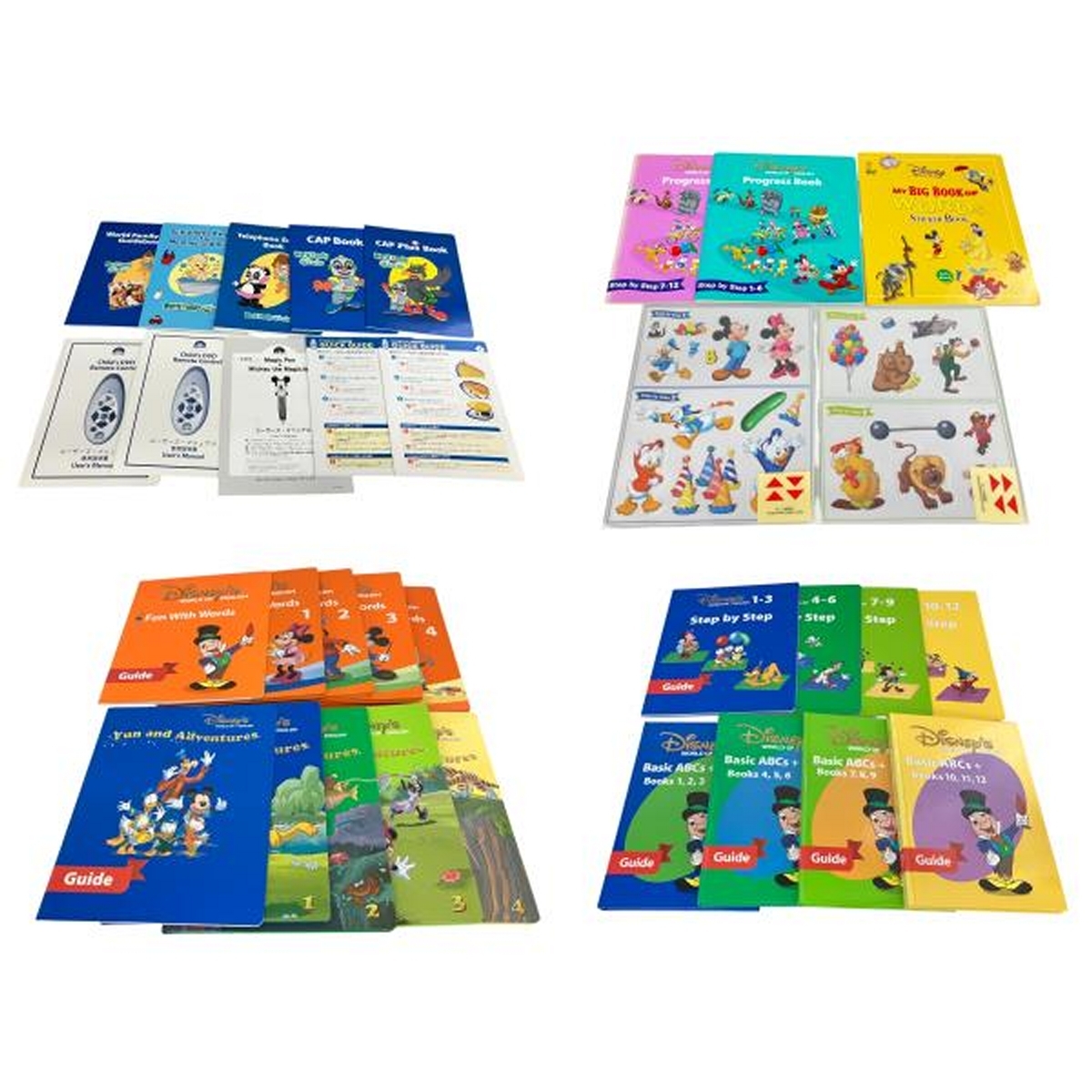 【全体的に状態が悪い】DWE ミッキーマジックペン アドベンチャーセット 2015年頃 ディズニーワールドオブイングリッシュ 英語 教材 ...