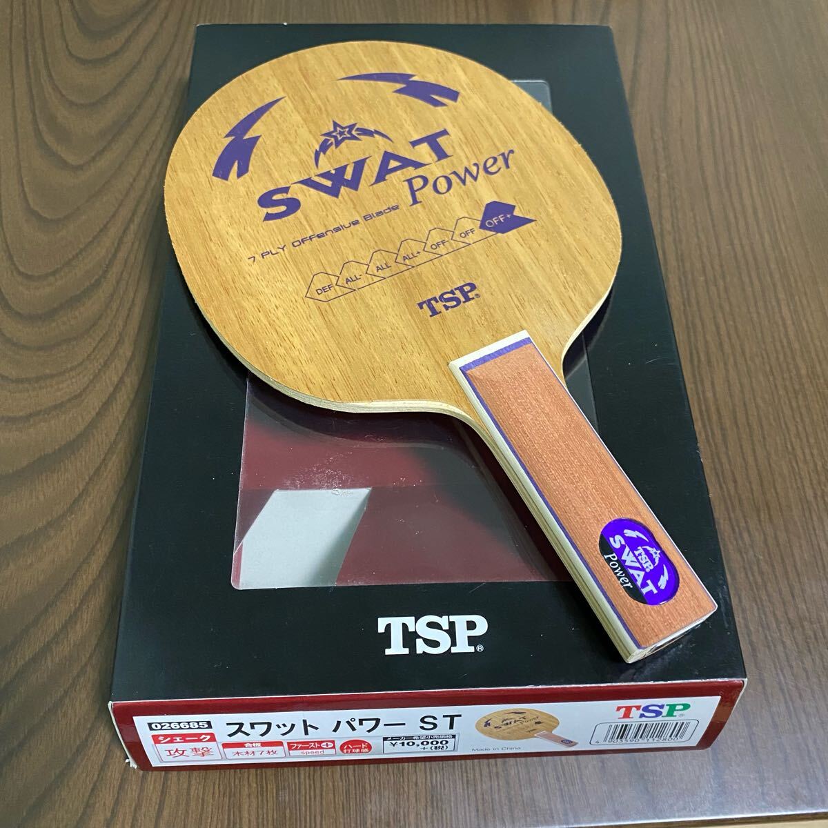 【未使用に近い】商品説明必読！ 美中古 スワットパワーST TSP SWAT POWER 卓球ラケットの落札情報詳細 - Yahoo!オークション落札価格検索 オークフリー