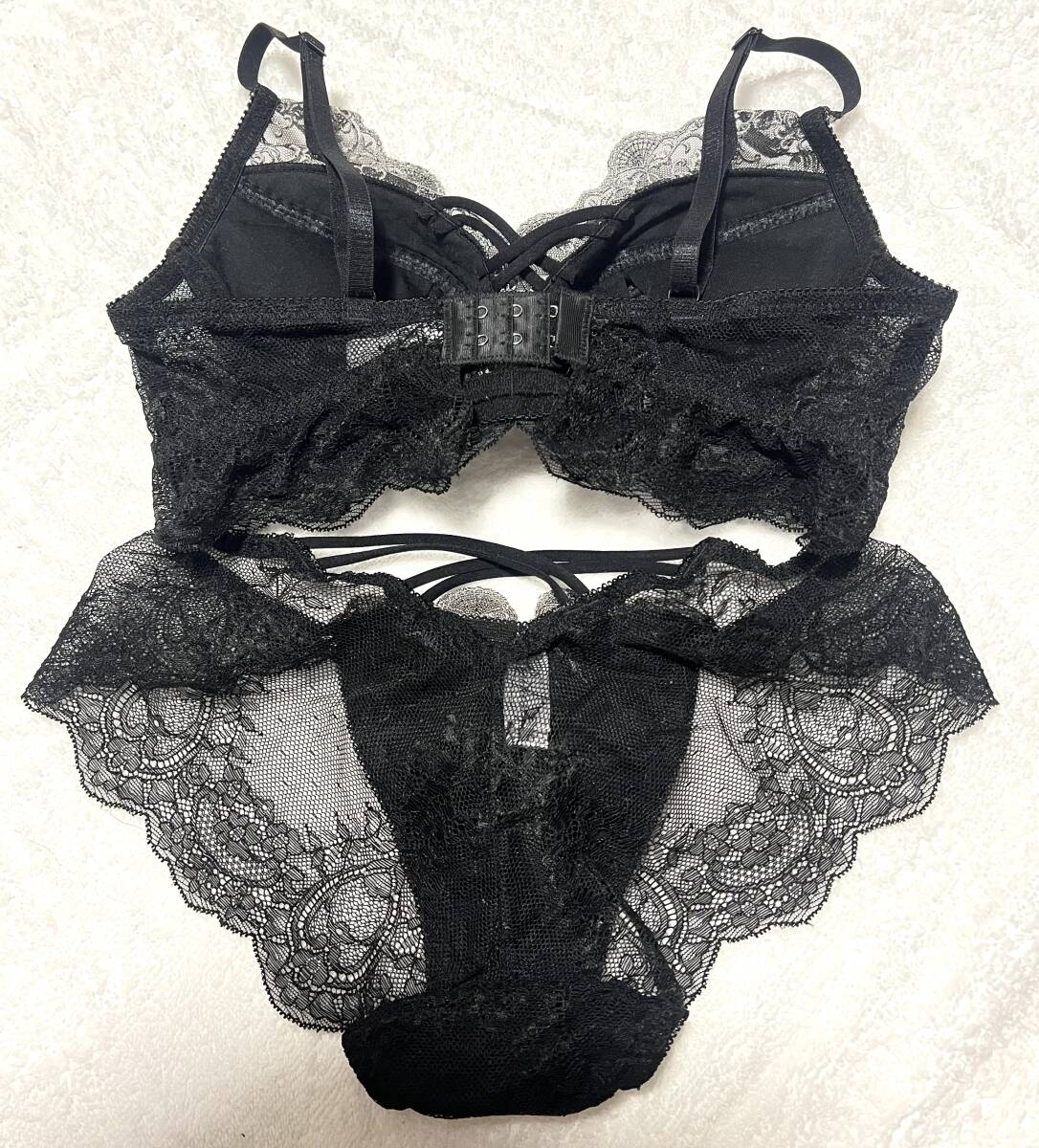 【未使用】C65/M Reinest ブラックランジェリー JK女子高生〜ティーンズスクール/部活/普段使い可愛い妹系ブラ＆ショーツ+JNK*NCNR*匿名配送の落札情報詳細 - Yahoo ...