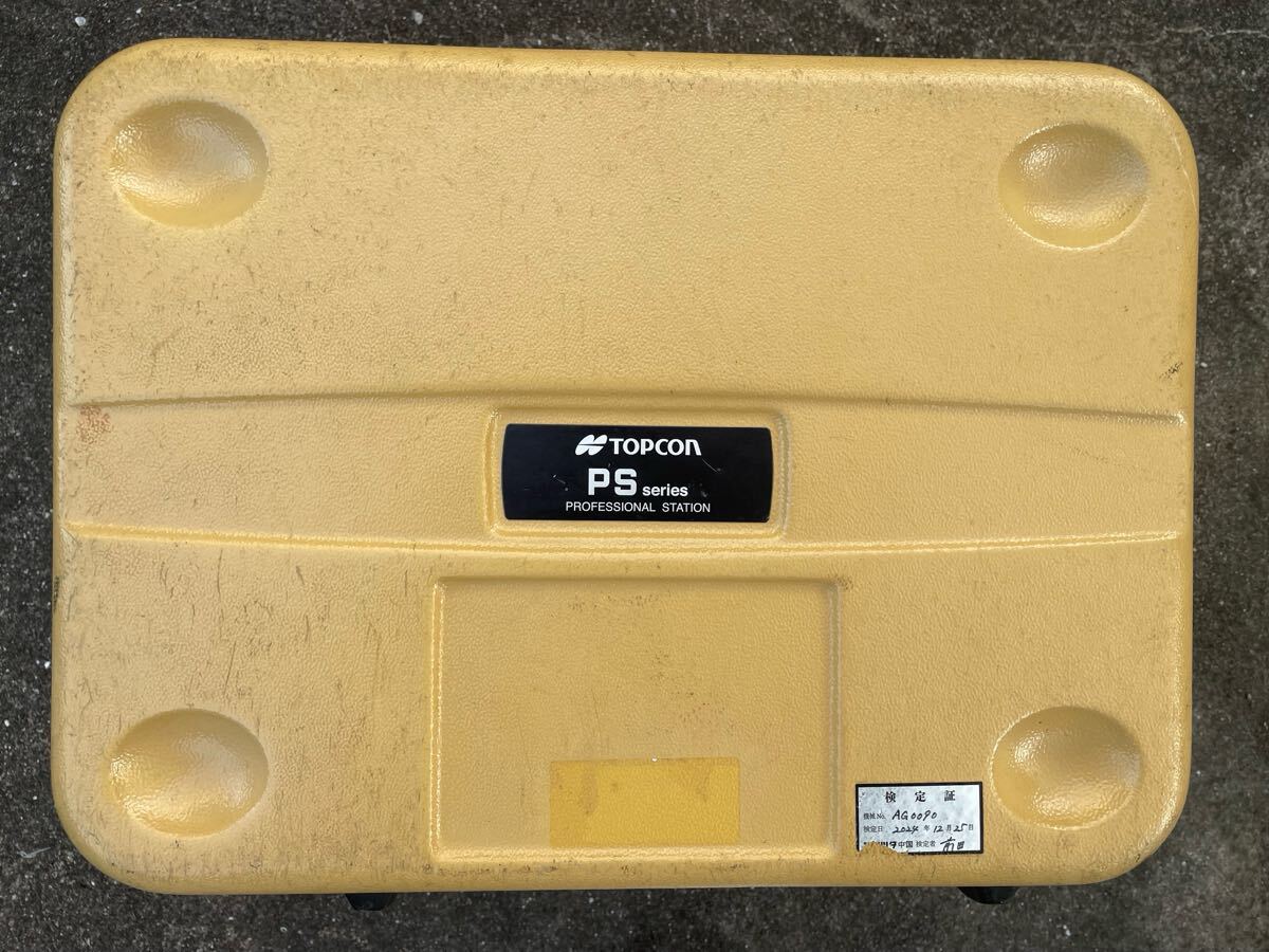 【やや傷や汚れあり】トプコン 自動追尾トータルステーション PS-105A 令和6年12月検定 TOPCON 測量 土地家屋調査士の落札情報 ...