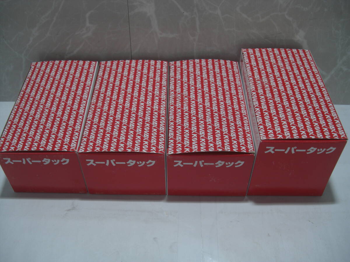 【未使用】②（送料無料）KOVAX コバックス スーパータック（ペーパー） SUPER TACK (P100 180 240 320) ソフト 形状 95×180㎜ 100枚入り 4種各1箱の ...