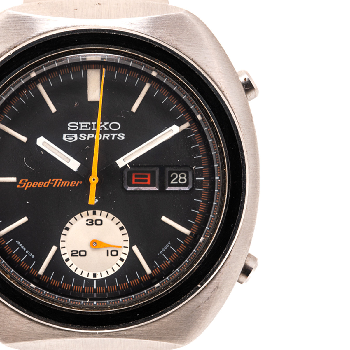 【やや傷や汚れあり】S-442 SEIKO／セイコー 5 SPORTS speed-timer／自動巻／ヴィンテージ／メンズ腕時計の落札情報 ...