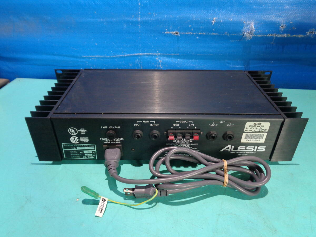 【やや傷や汚れあり】ALESIS RA-100 パワーアンプの落札情報詳細 - Yahoo!オークション落札価格検索 オークフリー