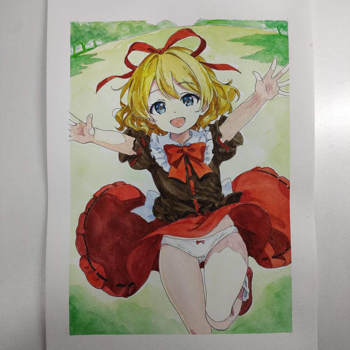 【未使用】手描きイラスト / メディスン・メランコリー (東方Project） / 水彩 /A4の落札情報詳細 - Yahoo!オークション落札価格検索 オークフリー