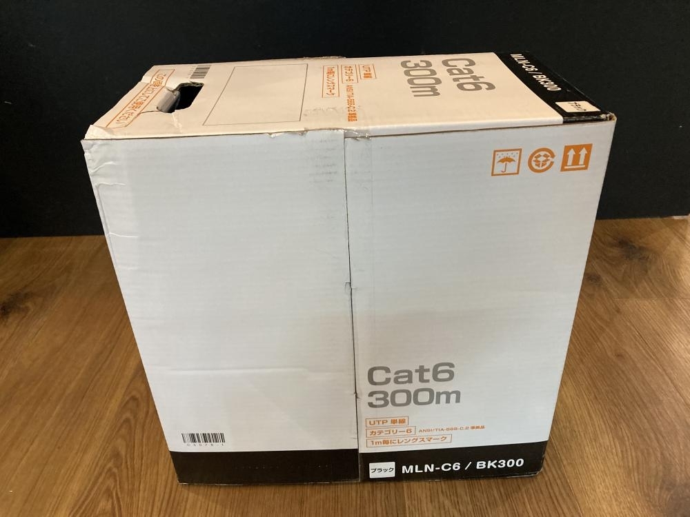 【未使用】023 未開封品・即決価格 放送通信機器 LANケーブル Cat6 300m MLN-06/BK300の落札情報詳細 - Yahoo ...