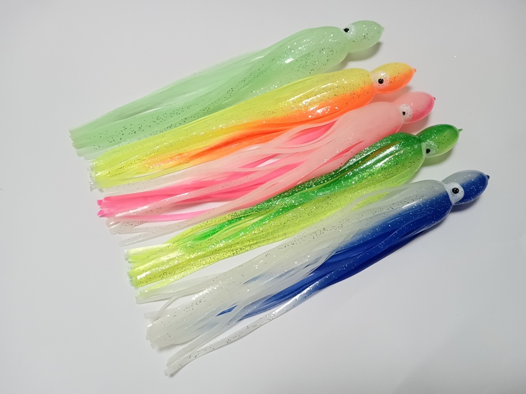 【未使用】テッポー（鉄砲・テッポウ・トローリング）15本仕掛け ナイロン幹50号・枝ス20号・スカート仕様×2セットの落札情報詳細 - Yahoo!オークション落札価格検索 オークフリー