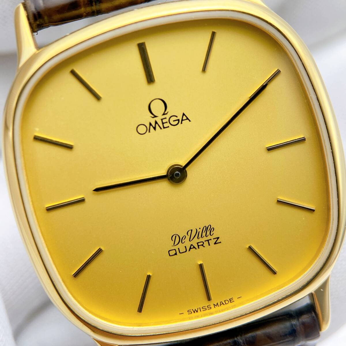 【中古】1円～ オメガ OMEGA デビル DeVille シンボル メンズ クォーツの落札情報詳細 - Yahoo!オークション落札価格検索 オークフリー