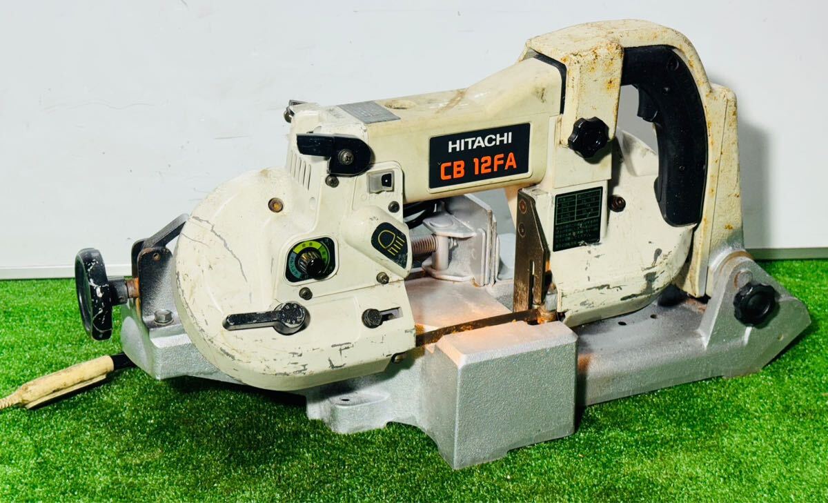 【目立った傷や汚れなし】HITACHI 日立工機 ロータリーバンドソー CB 12FA 120mm 100V 50/60H ロータリバンドソー ...