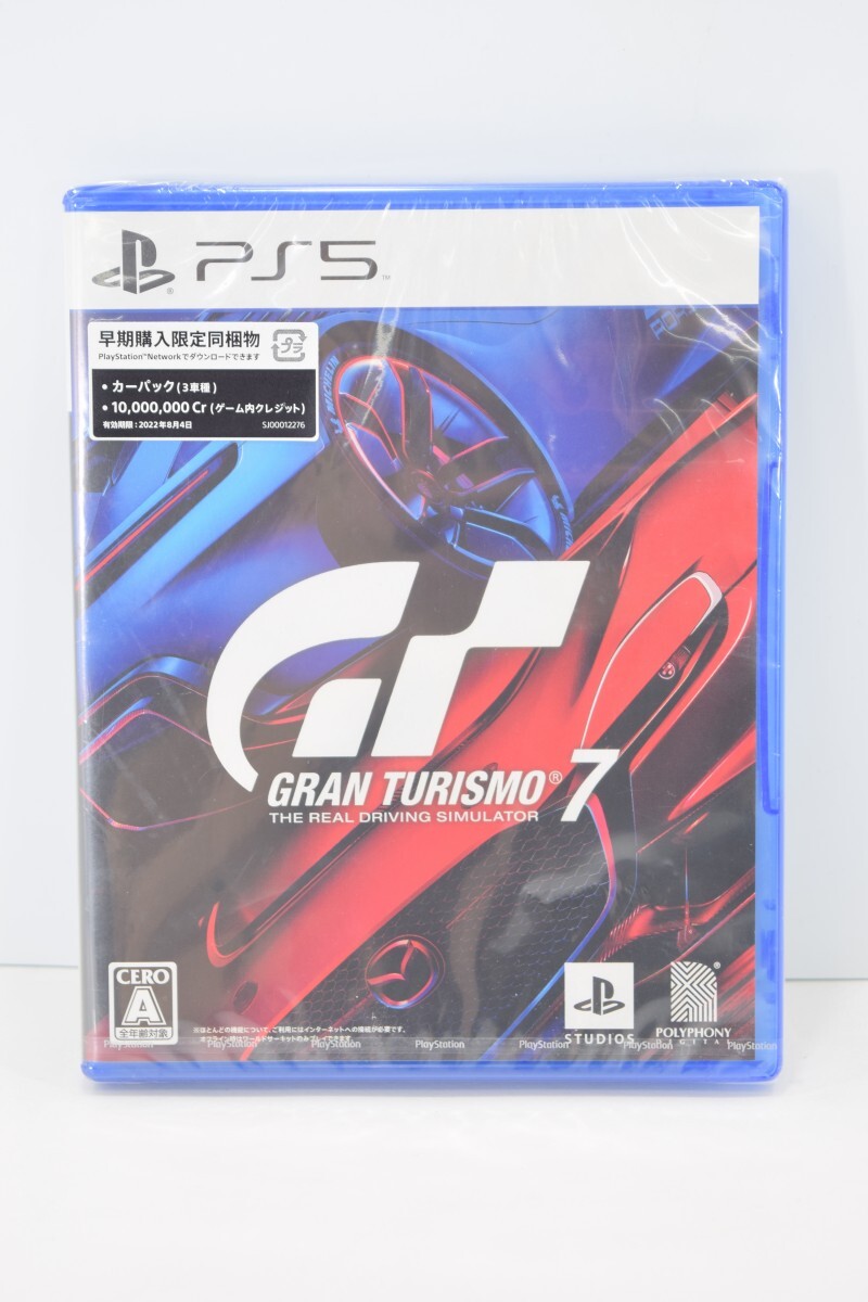 【未使用】未開封 PS5 プレステ5 グランツーリスモ7 GRAN TURISMO7 ゲーム ソフト カーレース GT7 シリーズ SONY ソニー RQ-311T/703の落札情報詳細 ...