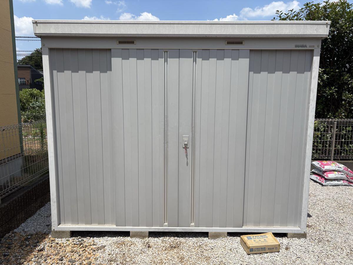 【傷や汚れあり】イナバ物置 ネクスタ NEXTA NX-28CS 中古 良品 解体済み 鍵無し 引き取り限定 幅153×奥行き180×高さ208 DIY 収納 物置 倉庫 秘密基地 の落札情報 ...