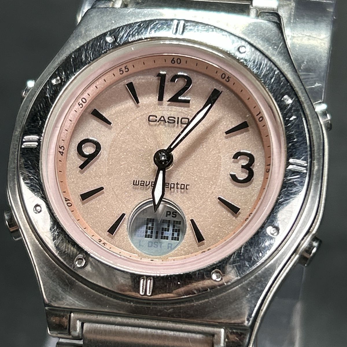 【やや傷や汚れあり】CASIO カシオ wave ceptor ウェーブセプター LWA-M140 腕時計 アナデジ タフソーラー 電波ソーラー ピンク文字盤 ラバー 動作確認済みの落札情報 ...