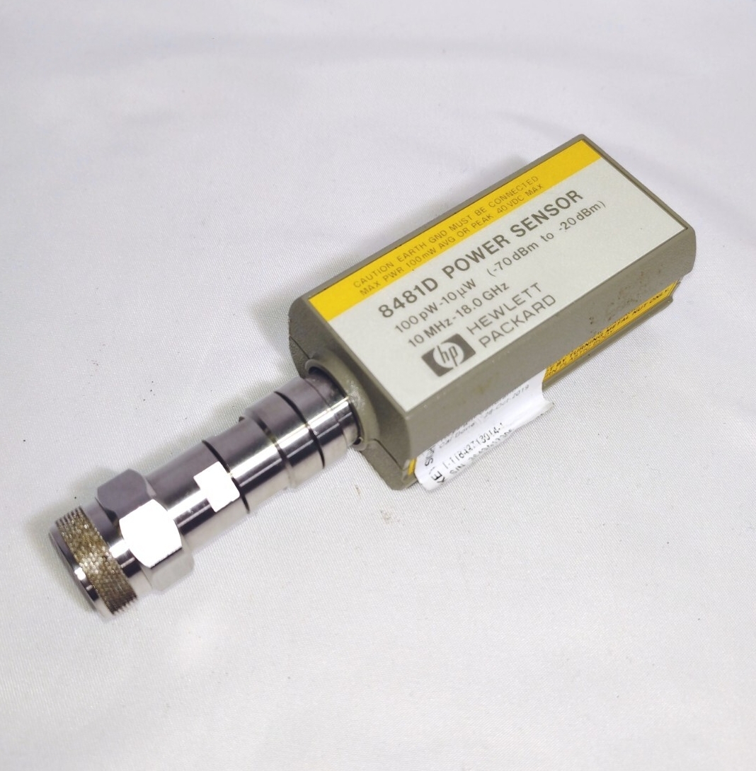 【傷や汚れあり】Hewlett Packard ヒューレット・パッカード 8481D パワーセンサー POWER SENSOR ...