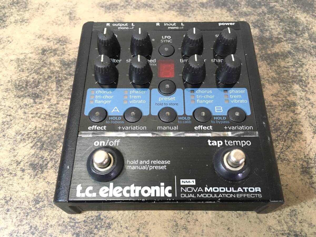 【やや傷や汚れあり】☆ TC Electronic NOVA MODULATOR NM-1 モジュレーション エフェクター アダプター欠品 動作品 の落札情報詳細 - Yahoo!オークション ...
