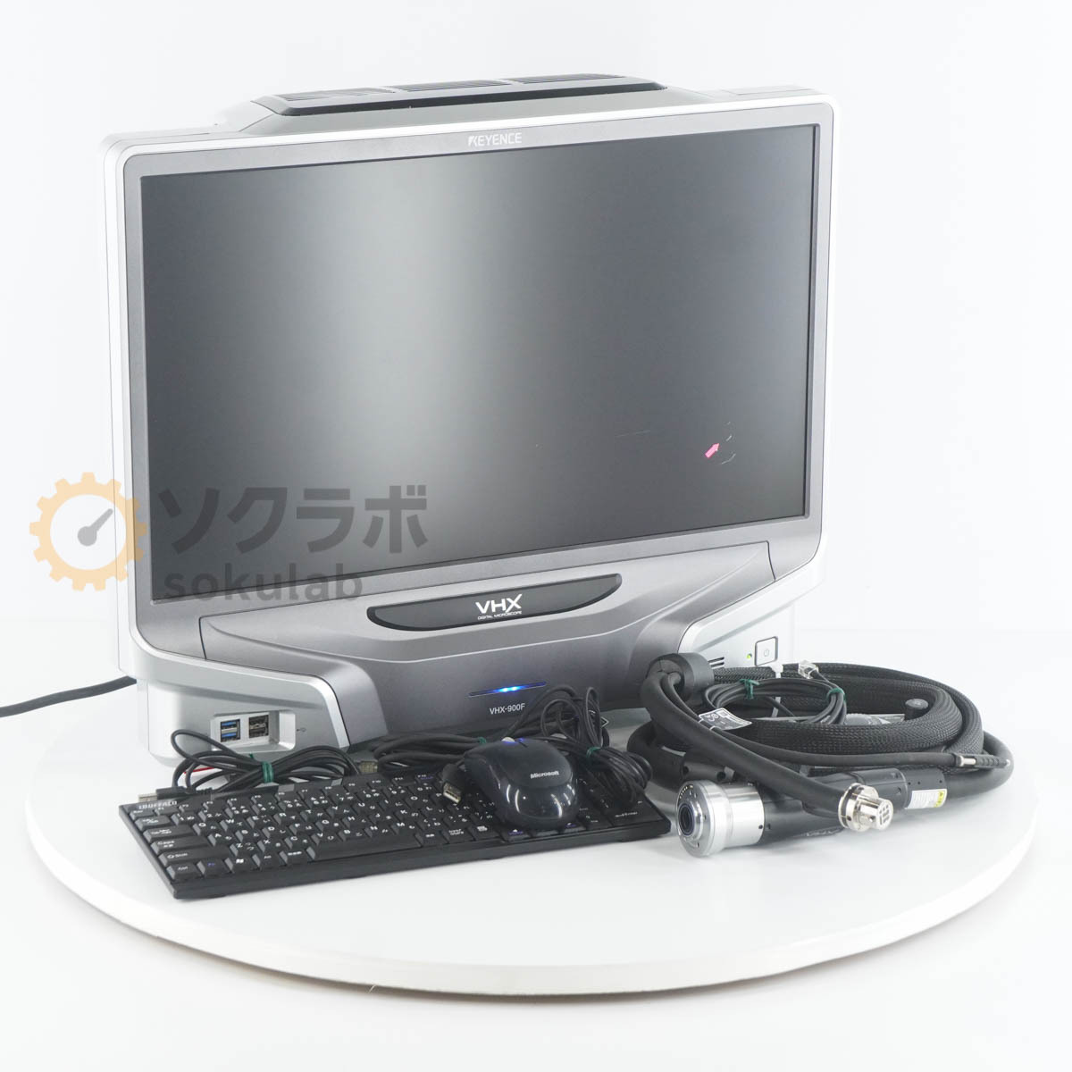 【目立った傷や汚れなし】中古 KEYENCE カラーカメラ CV-200C COLOR CCD MEGA DIGITAL まとめ2点セット ...