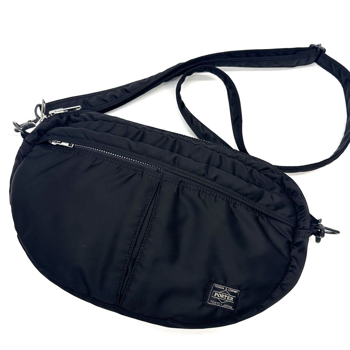 【目立った傷や汚れなし】美品 PORTER ポーター 吉田カバン TANKER タンカー ショルダーバッグ ハーフムーン ナイロン 黒 ブラック 日本製の落札情報詳細 - Yahoo ...