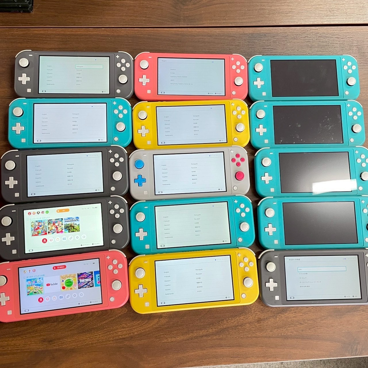 【やや傷や汚れあり】Nintendo Switch スイッチライト ジャンク 本体のみ 15台 まとめ売り 大量 SwitchLite HDH-001 ニンテンンドースイッチ任天堂 A-L02 ...