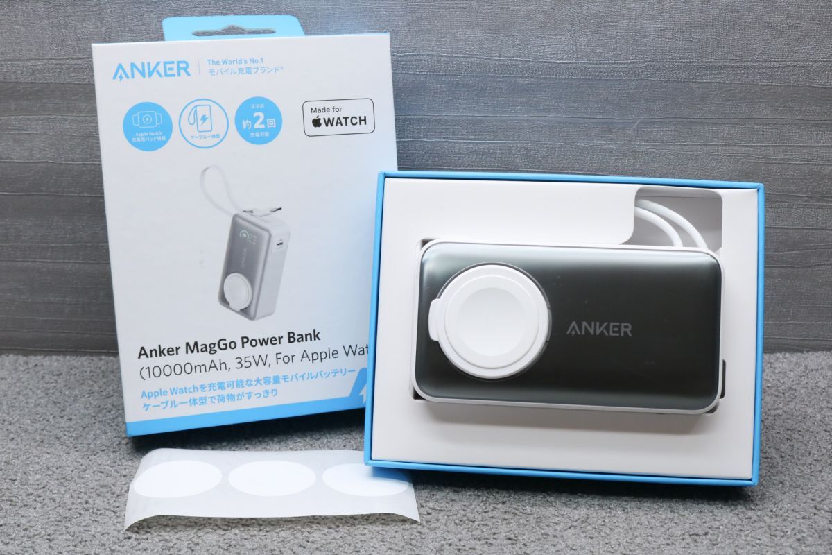 【目立った傷や汚れなし】美品 アンカー モバイルバッテリー MagGo Power Bank (10000mAh 35W For Apple ...